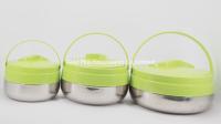 China 6L Stainless Steel Leakproof Food Container Round Shape Bento with Strong Cover for sale