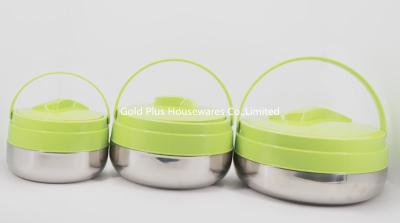 China 6L Stainless Steel Leakproof Food Container Round Shape Bento with Strong Cover for sale