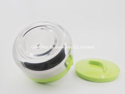China 2L Stainless Steel Thermal Insulated Food Container Bento Lunch Box 20x16x14cm for sale