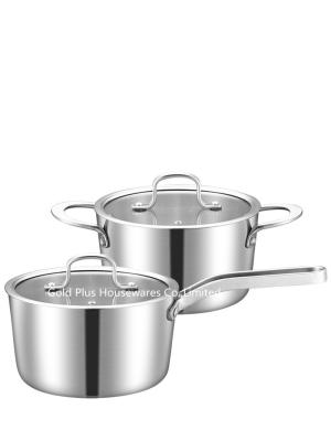 China 16cm Restaurant Cooking Stainless Steel Milk Pot Smooth Edge for sale