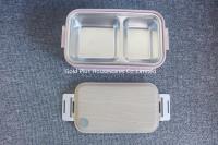 China Airtight Plastic Single Wall Stainless Steel Bento Box Bpa Free for sale