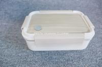 China 2 Compartment Stainless Steel Lunch Box 410g 22x16x17.5cm OEM Custom for sale