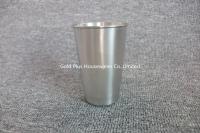 China Food Grade Stainless Steel Juice Cup 500ml Single Wall Coffee Mug Custom Logo for sale