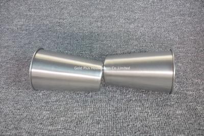 China 500ml Silver Reusable Stainless Steel Mug Mirror Polished Inside for sale