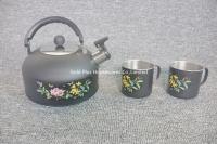 China Portable 0.11cbm Stainless Steel Whistling Tea Kettle OEM Custom Logo 8.4kg for sale