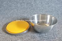 China 6 Piece Stainless Steel Salad Bowl Set with Sealing Lids 12cm to 16cm for sale
