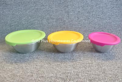 China 6 Piece Stainless Steel Mixing Bowl Set 12cm to 16cm Non Toxic Kitchen Bowls for sale