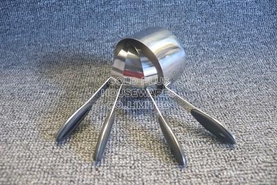 China 125ml 4pcs Silver Stainless Measuring Cups And Spoons For Baking for sale