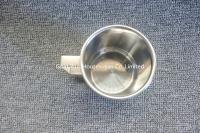 China Traditional Crafts 10cm Height Stainless Steel Mug Cup Simple Design for sale