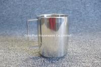 China Stainless Steel 400ml Vintage Coffee Cup with Handle for Home Hotel Office for sale