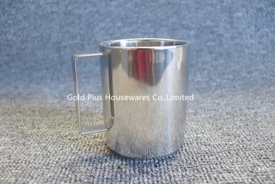 China Stainless Steel 400ml Vintage Coffee Cup with Handle for Home Hotel Office for sale