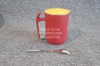 China 304 Stainless Steel Silk Screen Printing Water Cup with Lid 12.3cm Height for sale