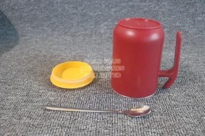 China Full Logo D Shape Handle Stainless Steel Mug In Gift Box Packaging for sale