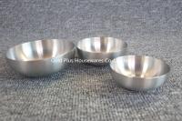 China 304 Stainless Steel Sauce Bowl 12cm Diameter Metal Snack Dish for Home Restaurant Tableware for sale