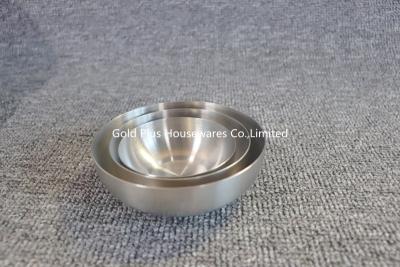 China 304 Stainless Steel Salad Bowl Set 8.5cm 10cm 12cm Hotel Tableware Promotional for sale