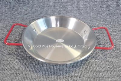 China Stainless Steel Frying Pan Set 24cm Modern Luxury Nonstick Seafood Paella Pan Home Kitchen for sale