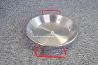 China Stainless Steel Paella Pan 20-42cm Non Magnetic Fast Heat Conduction Cooking Tray for sale