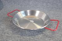 China 20cm Non-Stick Stainless Steel Paella Pan Spanish Seafood Frying Pan for Home Restaurant for sale