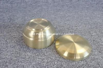 China 304 Stainless Steel Salad Bowl 10.2cm with Lid Custom Durable Kitchen Serving Bowl for sale