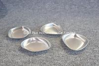 China 304 Stainless Steel Japanese Square Soy Sauce Dish 28g Mini Silver Sushi Condiment Bowl for sale