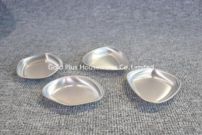 China 304 Stainless Steel Japanese Square Soy Sauce Dish 28g Mini Silver Sushi Condiment Bowl for sale