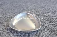 China 304 Stainless Steel Triangle Sauce Dish 9.5cm Mini Serving Plates for Restaurant for sale