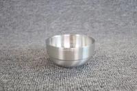 China 14cm 304 Stainless Steel Brushed Polishing Rice Bowl Natural Color Metal Adults for sale