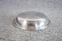 China Stainless Steel Soy Sauce Dishes for Sushi 11.5cm Round Metal Food Plates Restaurant Kitchenware for sale