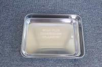 China 304 Stainless Steel Rectangle Disinfection Tray 23cm to 60cm Custom Hotel Serving Plate for sale