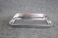 China 304 Stainless Steel Square Serving Tray 23cm to 60cm for Hotel Canteen Party Food Tray for sale