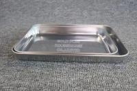 China 304 Stainless Steel Rectangle Serving Tray 23cm to 60cm Medical Hotel Guestroom Accessories for sale