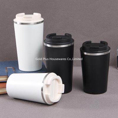 China 380ml 304 Stainless Steel Insulated Travel Mug with Leak-Proof Lid for sale