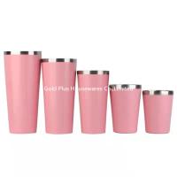 China 304 Stainless Steel Vacuum Insulated Travel Mug 16oz Thermal Wine Tumbler for sale