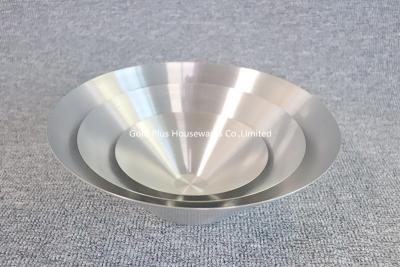 China Stainless Steel 16cm Serving Bowls BPA Free Fruit Salad Dessert Bowl Set for sale