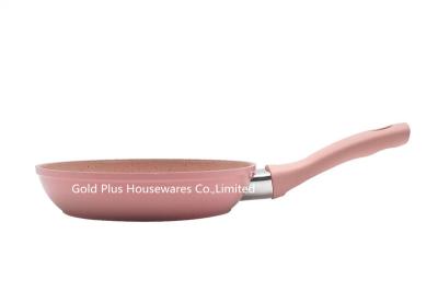 China 16cm Stone Marble Non Stick Frying Pan Aluminum Alloy Anti Scalding Handle for sale