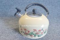 China Stainless Steel Portable Camping Tea Kettle 1.5L Non Electric Stove Top Hot Water Kettle for sale