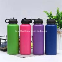 China 24oz 304 Stainless Steel Vacuum Insulation Cup Sports Drinking Bottle with Flip Top Lid for sale