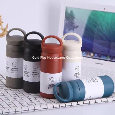 China 350ml Stainless Steel Vacuum Flask Travel Tumbler Coffee Mug Custom Logo for sale
