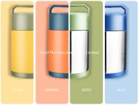 China 2L Wide Mouth Insulated Food Flask with Folding Spoon Stainless Steel Vacuum Lunch Jar for sale