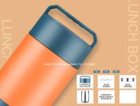 China Stainless Steel Vacuum Insulated Food Flask 2L Leakproof Lunch Box with Spoon Custom Logo for sale