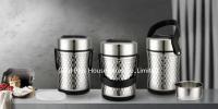 China 2L Vacuum Thermos Food Jar Stainless Steel Hot Food Flask Lunch Box with Spoon for sale