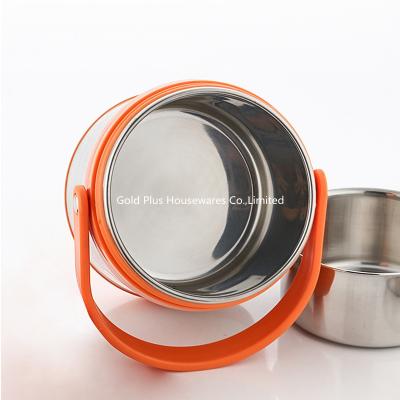 China Vacuum Insulated Stainless Steel Travel Lunch Pot 1.5L Thermal Food Jar with PP Handle for sale