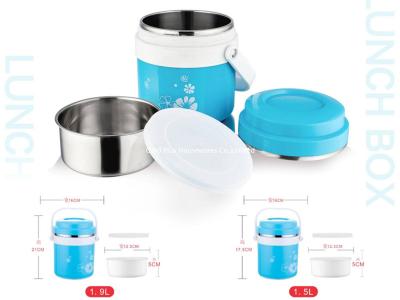 China Airtight 1.9L Vacuum Insulated Food Jar with Spoon Portable Stainless Steel Lunch Container for sale
