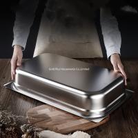 China 1/1 Stainless Steel Food Warmer 0.5mm Thickness Anti Corrosion Safe Food Container for School for sale