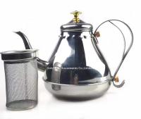 China Stainless Steel Stovetop Pourover Tea Kettle 1.8 Liter Leak Proof Coffee Pot for sale
