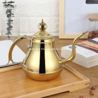 China 1.2L Stainless Steel Coffee Drip Kettle Gooseneck Spout Tea Pot Non Slip Handle for sale