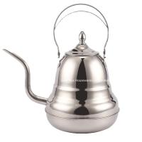 China Stainless Steel Tea Kettle 1.8L Gooseneck Pour Over Coffee Pot Espresso Brewing for sale
