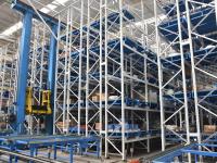 China Grey ASRS Warehouse Automation Automated Vertical Storage And Retrieval System for sale