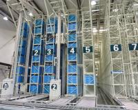 China 1000kgs Automated Stacker Crane Double Column Automated Stacking Cranes for sale