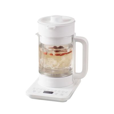 China High-quality health pot 1.5L boiling water stewing soup multifunctional automatic translucent glass pot electric kettle for sale